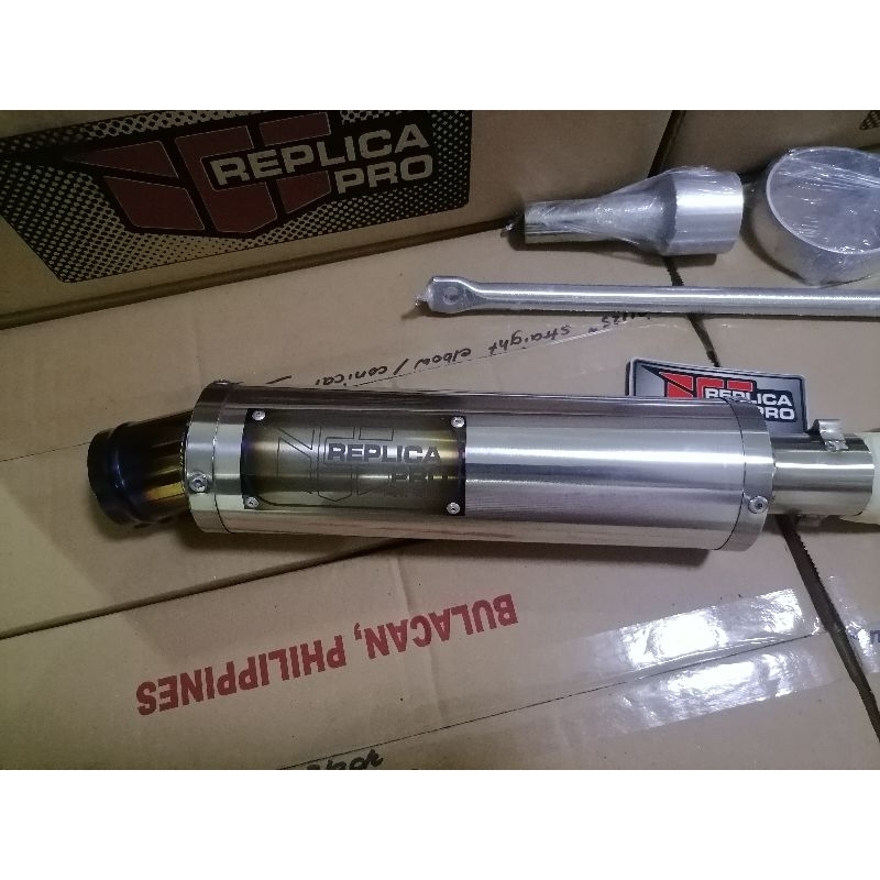 Replica Pro straight open pipe for Mio Sporty, Soulty, Mio 4, Mio Soul ...