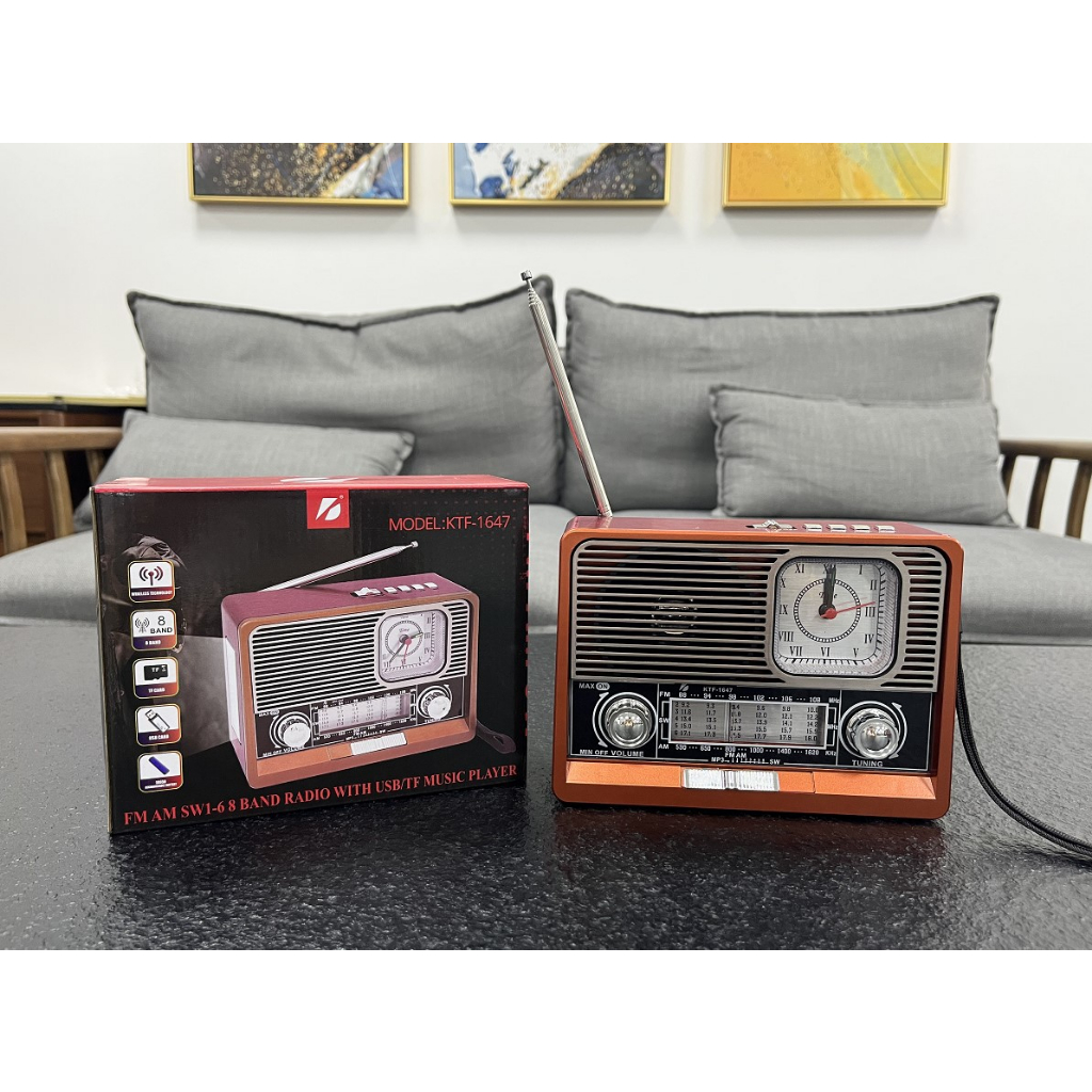 Portable KTF-16478 Band Radio Function With USB/TF Music Player With ...