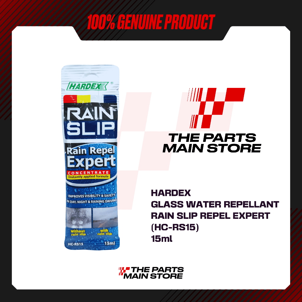 HARDEX GLASS WATER REPELLANT RAIN SLIP RAIN REPEL EXPERT (HC-RS15) 15ML ...