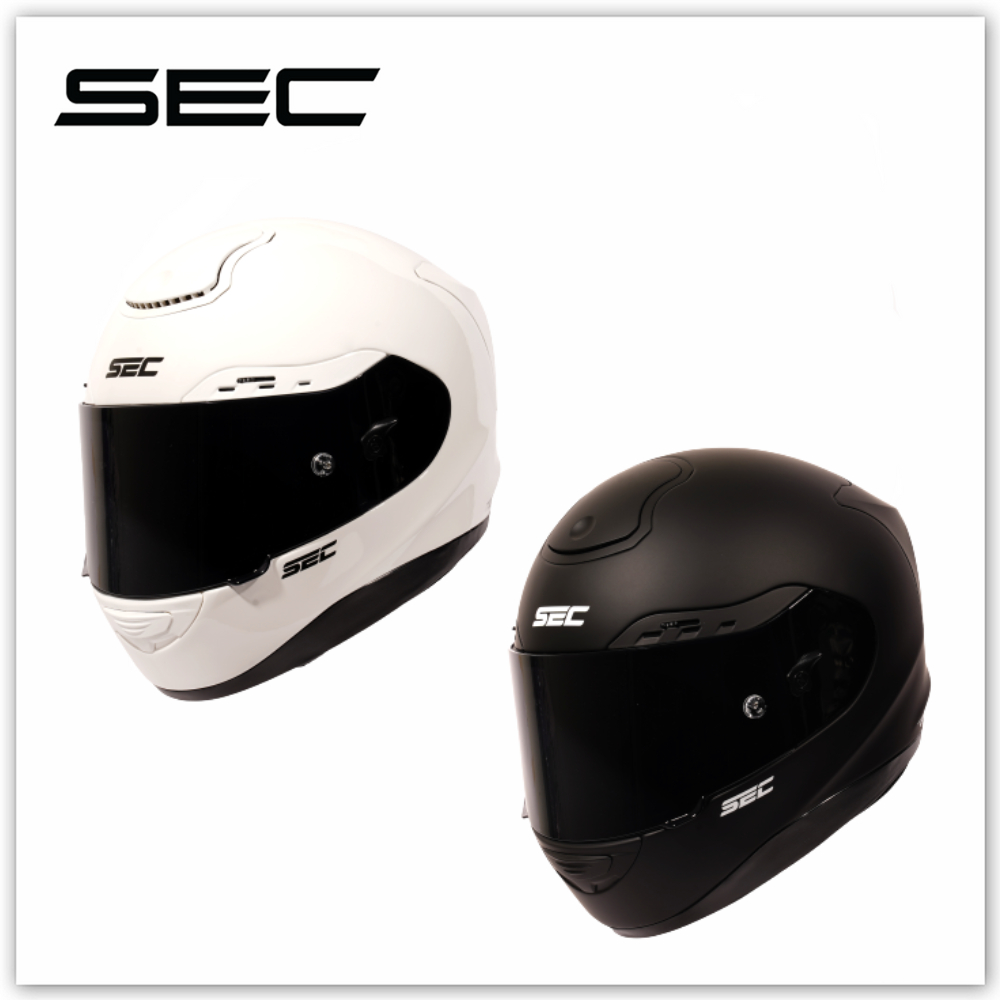SEC NISEC I GP Tech Solid Gloss/Matte Fullface Helmet (Sizes S-XXL ...