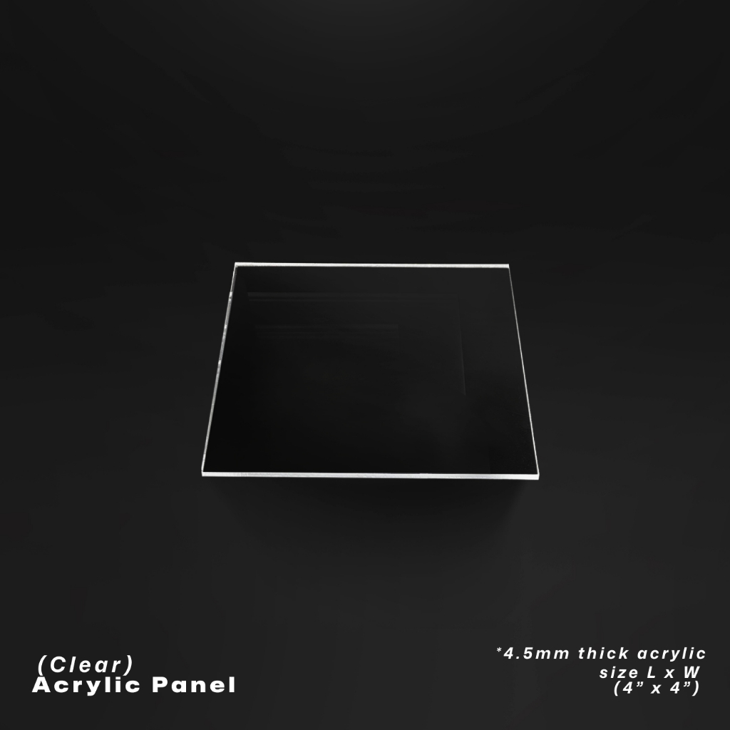 4.5MM CLEAR ACRYLIC SHEET(PRECUT & CUSTOMIZED SECTION)PLEXIGLASS ...