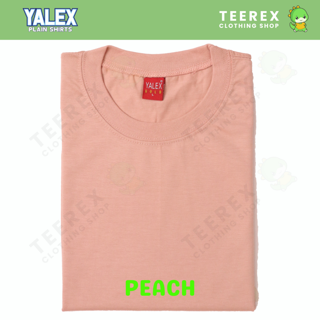 YALEX PLAIN SHIRT (RED LABEL) SHADES OF BLUE (PINK AND PEACH) | Shopee ...