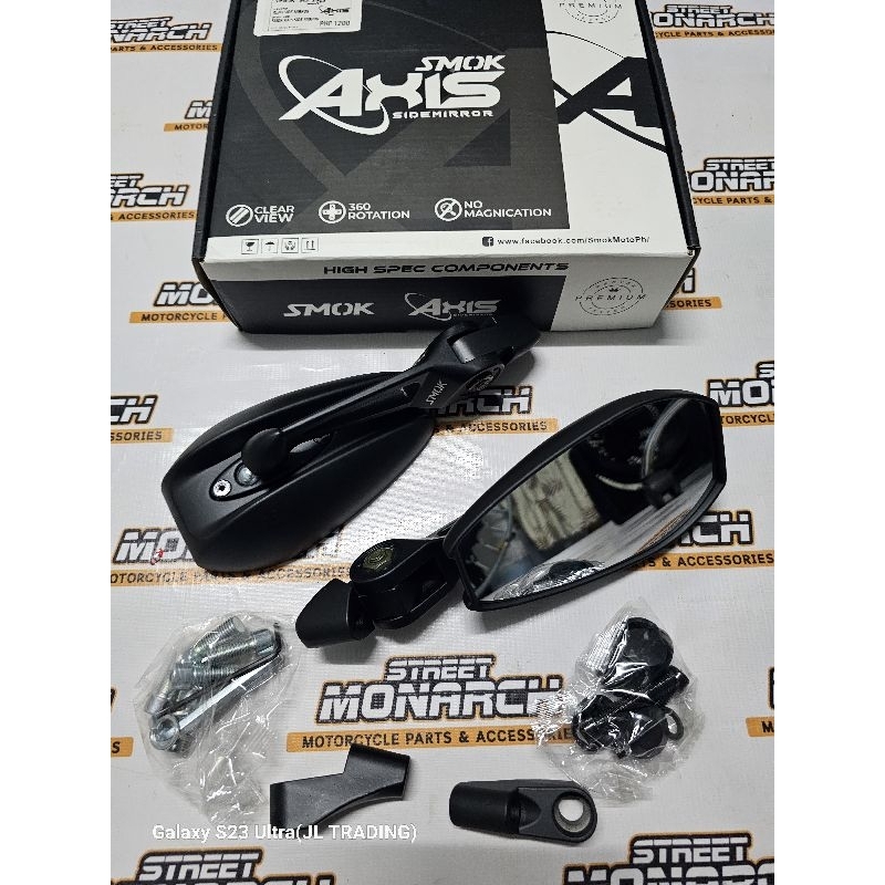 SMOK AXIS SIDE MIRROR STREET KING (DUCATI V2) sniper 135/150/155/raider ...