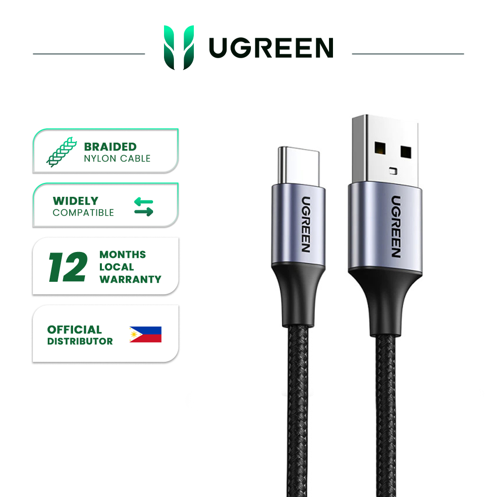 UGREEN USB to USB-C 3A Fast Charging Data Cable | Shopee Philippines UGREEN USB to USB-C 3A Fast Charging Data Cable | Shopee Philippines