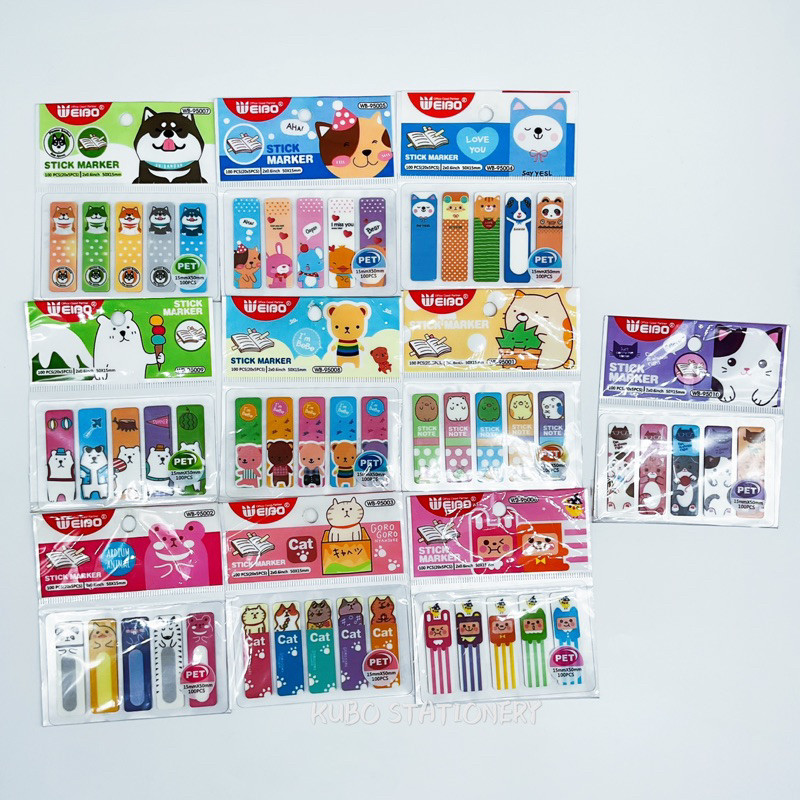 Sticker bookmark points, a variety of cute stickers, 100 pages (20*5pcs ...