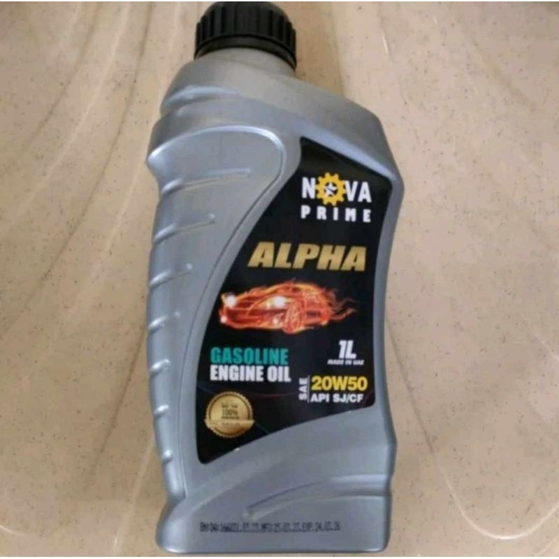 Nova Prime Gasoline Oil 20w 50 1Liter(original) | Shopee Philippines
