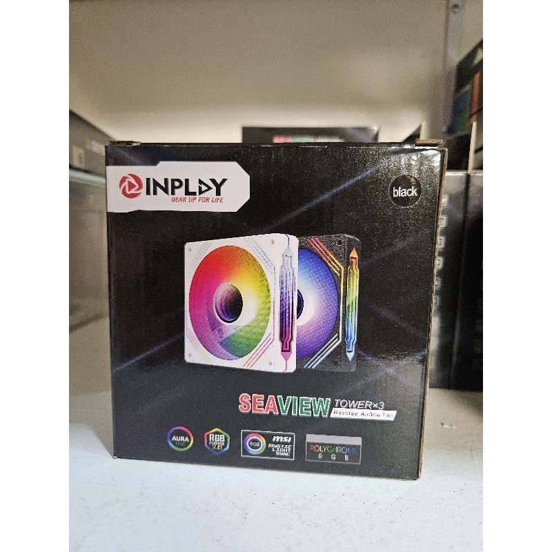 Inplay Seaview Tower X1 & X3 (Sinlge & Triple) 120mm ARGB Case Fans ...