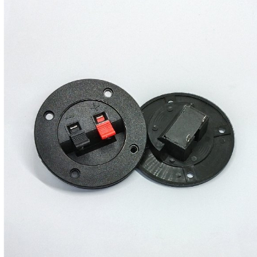 SPEAKER TERMINAL 75mm ROUND WITH 2P PUSH TYPE (S-402) | Shopee Philippines