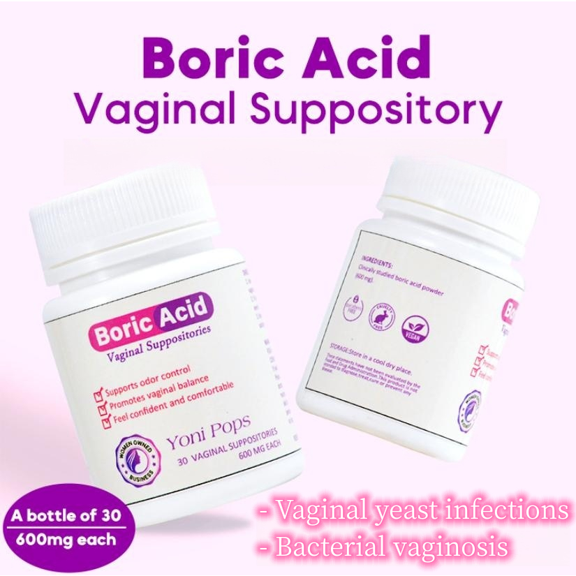 Boric Acid Vaginal Suppositories For Vaginal Yeast Infection For ...