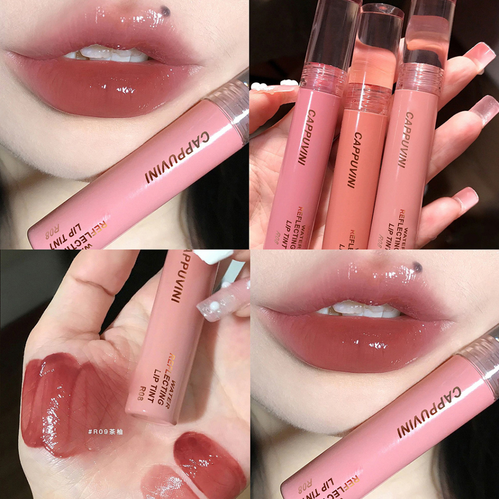 Cappuvini Heart Lipstick Durable Air Liquid Lipstick Mud Lip Glaze ...