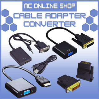 Cable Adapter Converters HDMI DVI VGA DP Display Port Male To Female ...