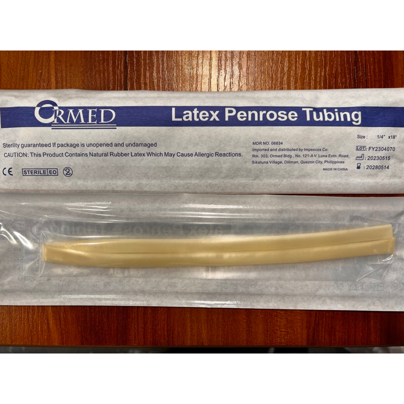 Penrose Drain Latex Tubing Sterile (ORMED) | Shopee Philippines