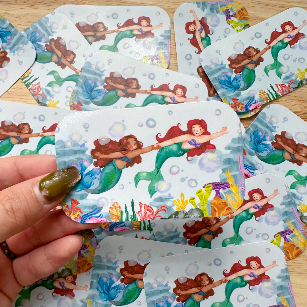 The Little Mermaid 2023 Vinyl Stickers, Ariel Stickers, Mermaid ...