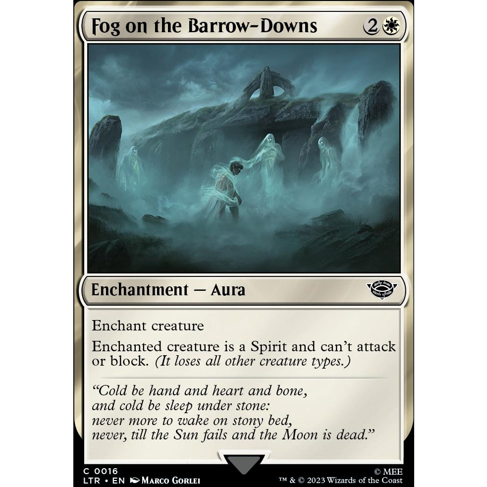 Fog on the Barrow-Downs - LTR - Common - MTG Cards (WotC) | Shopee ...