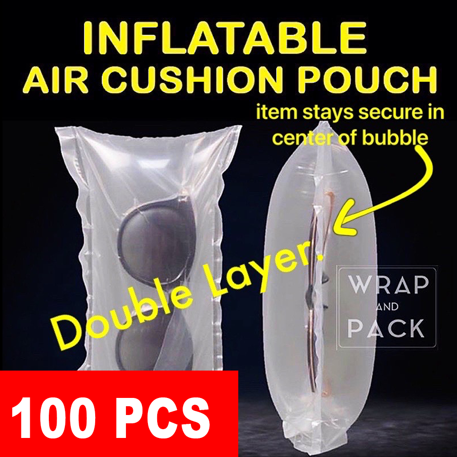 100pcs Double layer Cushion Air Pouch | Inflatable Double Air Pillow ...