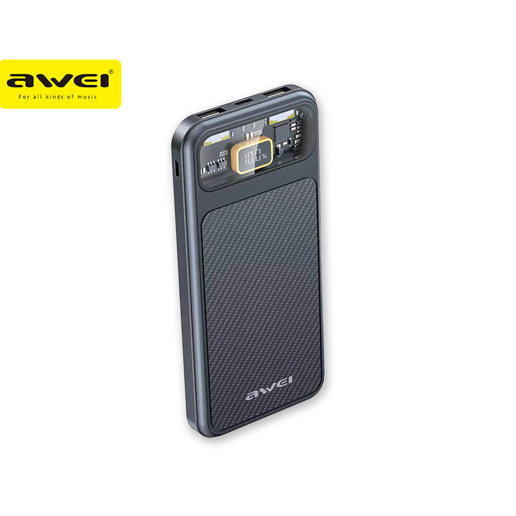 Awei P105K 10,000mAh Dual Input Fast Charging Powerbank 22.5W Quick ...