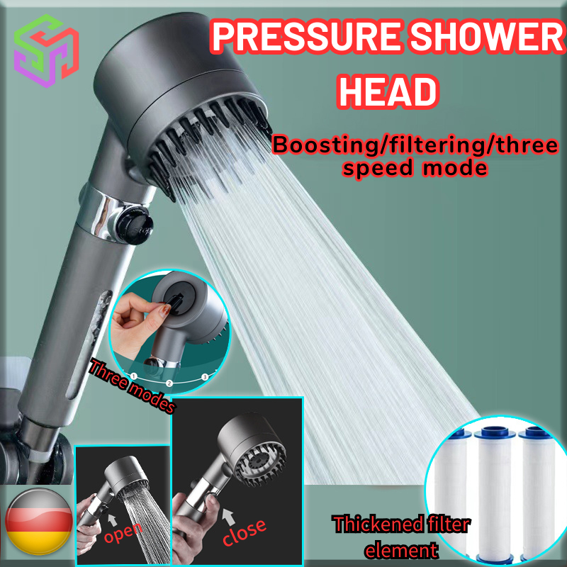 【Fast Shipping】NEW PRESSURIZED SHOWER NOZZLE With Filter Adjustable ...