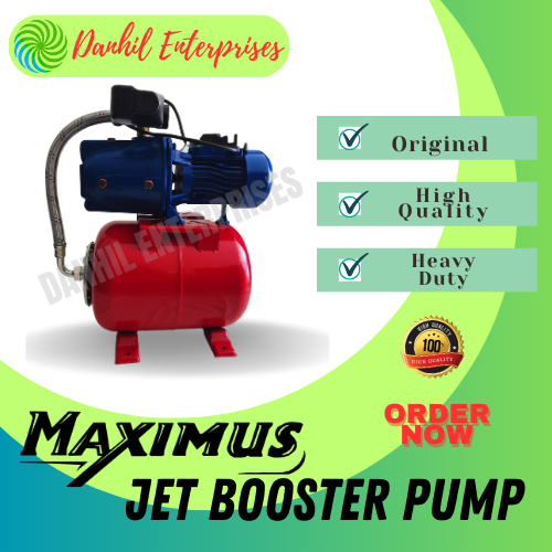 MAXIMUS JET BOOSTER PUMP with 20L bladder Tank | Shopee Philippines