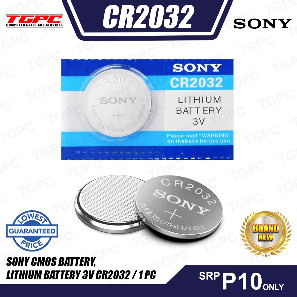 SONY CR2032 CR2032 3V Lithium Battery (5PCS) | Shopee Philippines