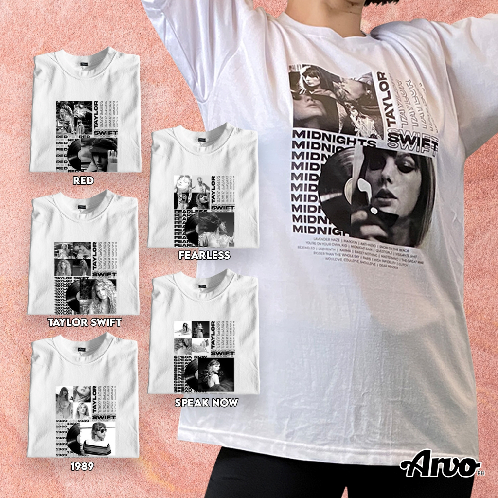 T S Album Inspired Tshirt | WHITE B | XS to 5XL | ARVO PH Unisex ...