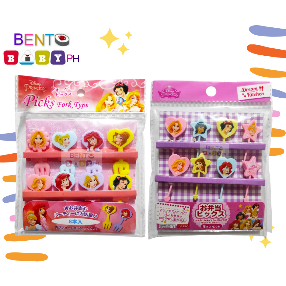 BENTO BABY PH DISNEY PRINCESS BENTO PICKS FOOD PICKS AUTHENTIC JAPAN ...