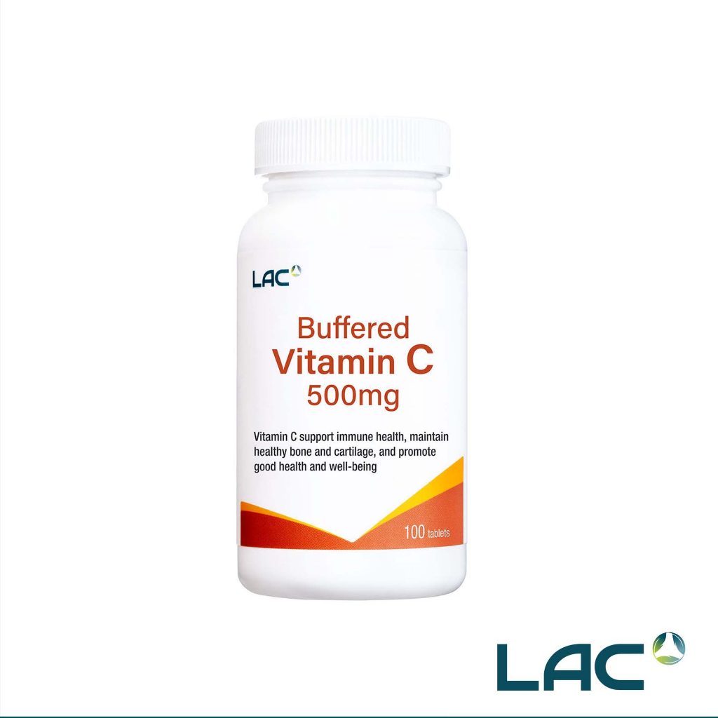 LAC Vitamin C 500mg Buffered 100TB (Consume within May 2026) | Shopee ...