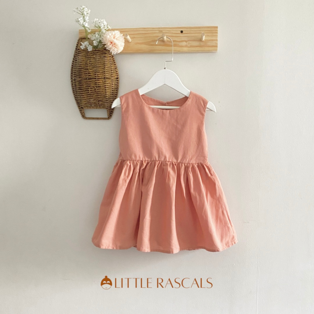 Little Rascals Cheenee Baby Girl Dress in Blush Pink 1-6 years old Soft ...