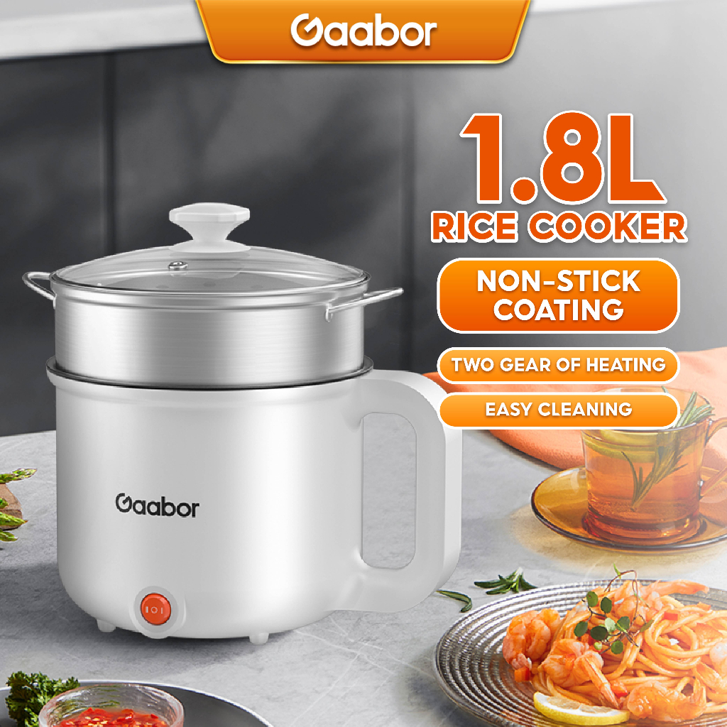 Gaabor by Winland 1.8L Mini Rice Cooker - Multi-function Cooker Non ...