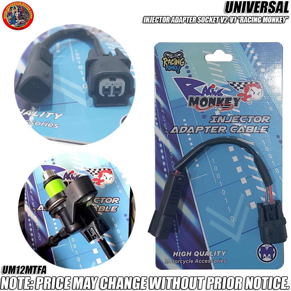 UNIVERSAL INJECTOR ADAPTER SOCKET V2-V1 "RACING MONKEY" (UM12MTFA ...