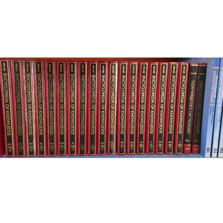 Hardbound Reference Books (by Grolier) | Shopee Philippines