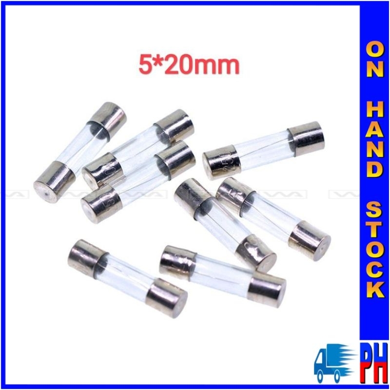 1pc Glass Tube Fu se 5x20mm Quick Blow Fu se 250V 0.1A 0.2A 0.5A 1A 2A 2.5A 3A 4A 5A 6A 10A 15A ...