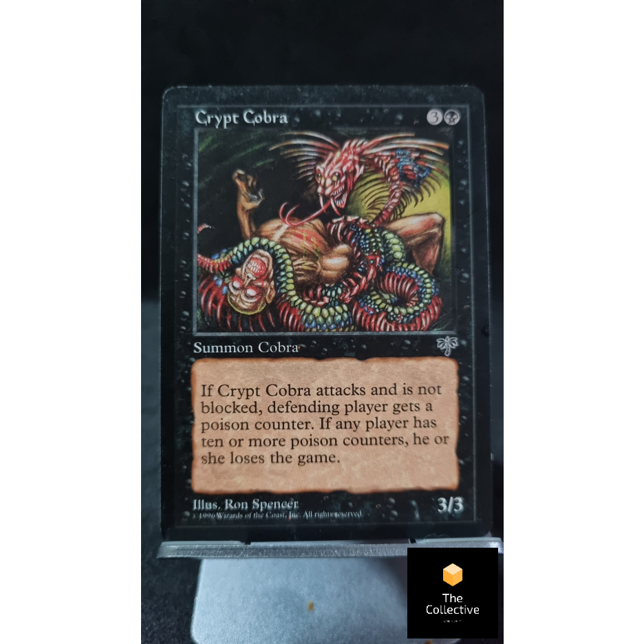 Magic the Gathering - MTG Card Game - Crypt Cobra - MIR (NF) [BLACK ...