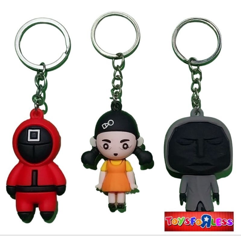 Squid Game Rubberised Key Chain | Shopee Philippines