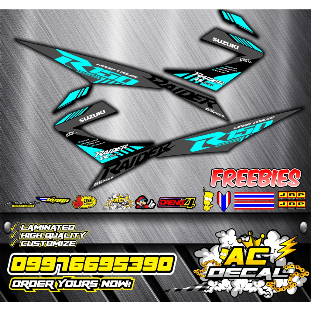 RAIDER 150 LATEST MODEL 2020-20203 CARB NEW DESIGN GRAY | Shopee ...