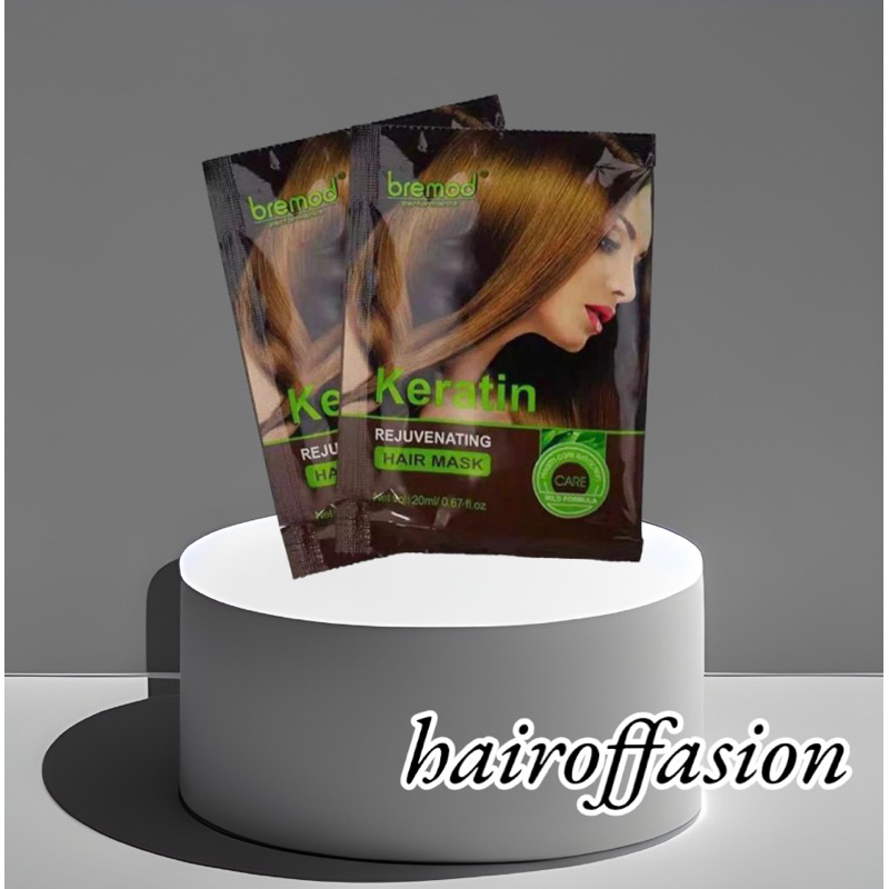 Bremod Keratin Hair Mask Treatment 20ml sachet | Shopee Philippines