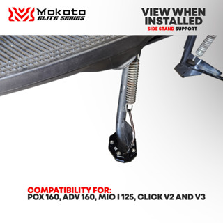 MOKOTO ELITE SERIES SIDE STAND SUPPORT FLAT FOOT EXTENSION FOR PCX 160 ...