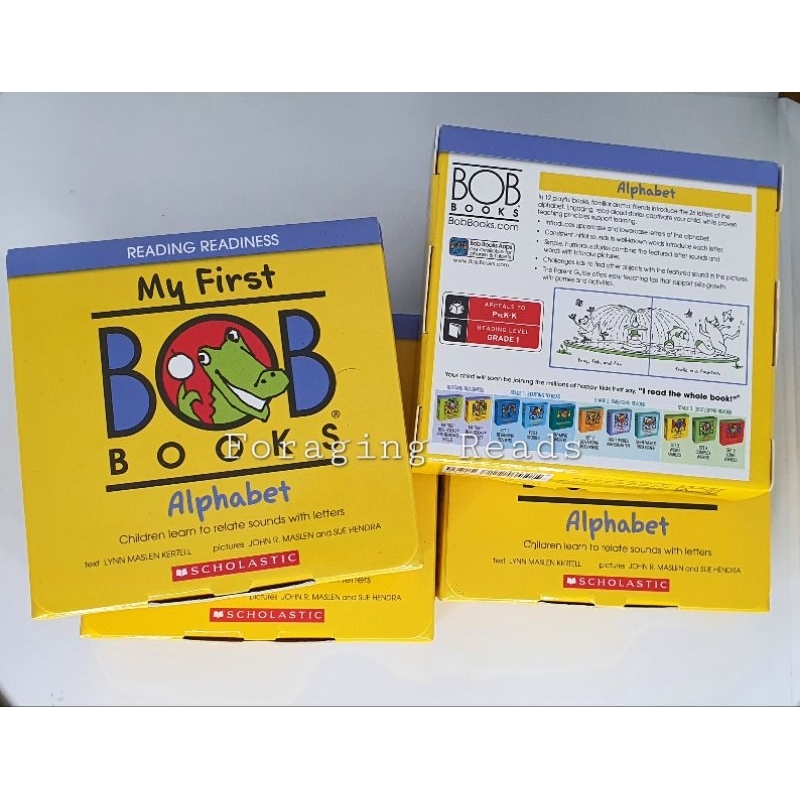 My First Bob Books - Alphabet Box Set | Phonics, Letter sounds, Ages 3 ...