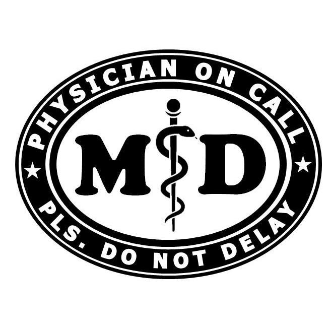 Physician On Call cut out sticker (not printed) | Shopee Philippines