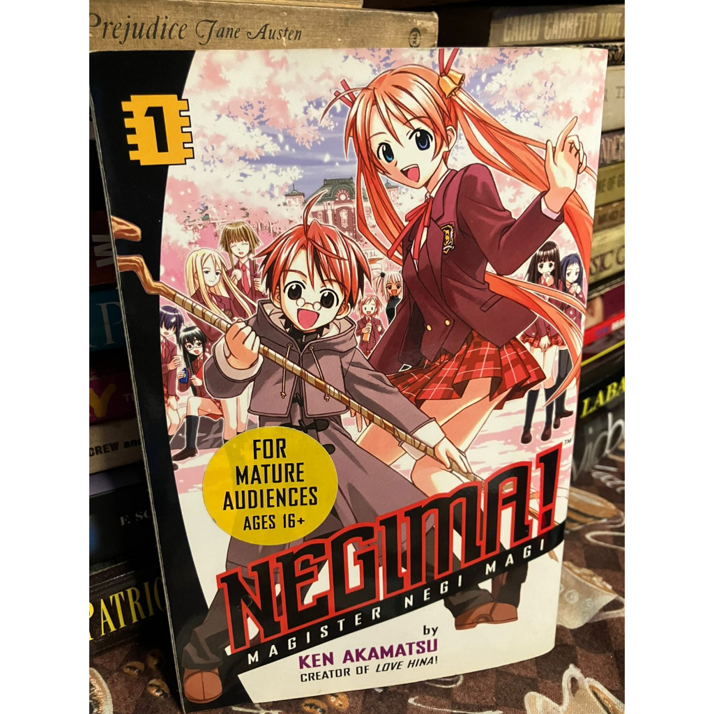 Negima Magister Negi Magi Volume 1 Anime Manga Book by Ken Akamatsu ...