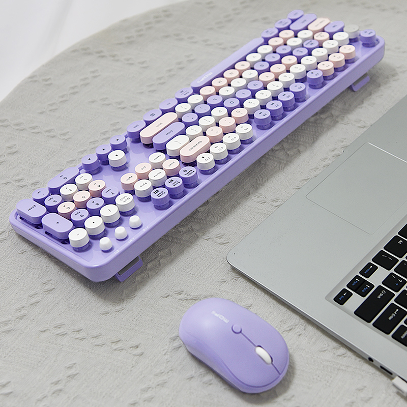 MOFii Sweet DM Wireless Bluetooth Dual-mode Office Keyboard and Mouse ...