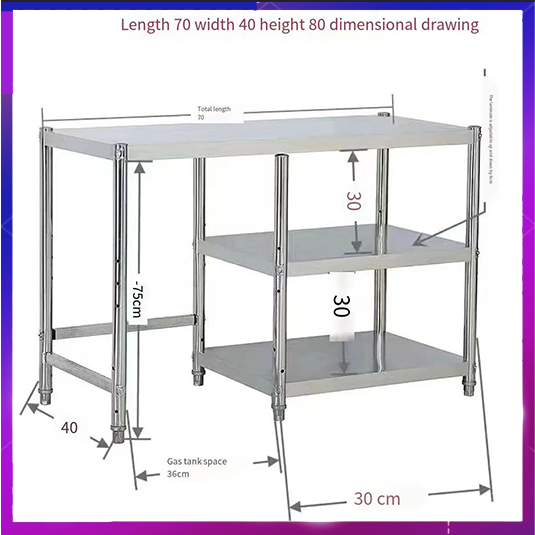 Gas cooker rack kusina rack gas rack kusina hindi kinakalawang na asero ...