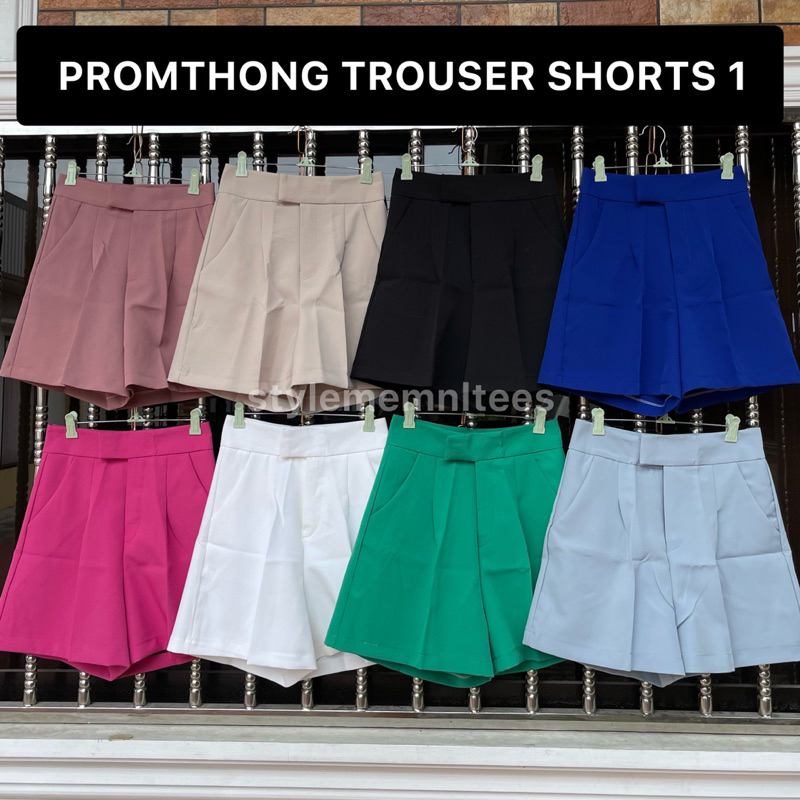 PART 1 BKK PROMTHONG HIGHWAISTED SHORTS| stylememnltees | Shopee ...