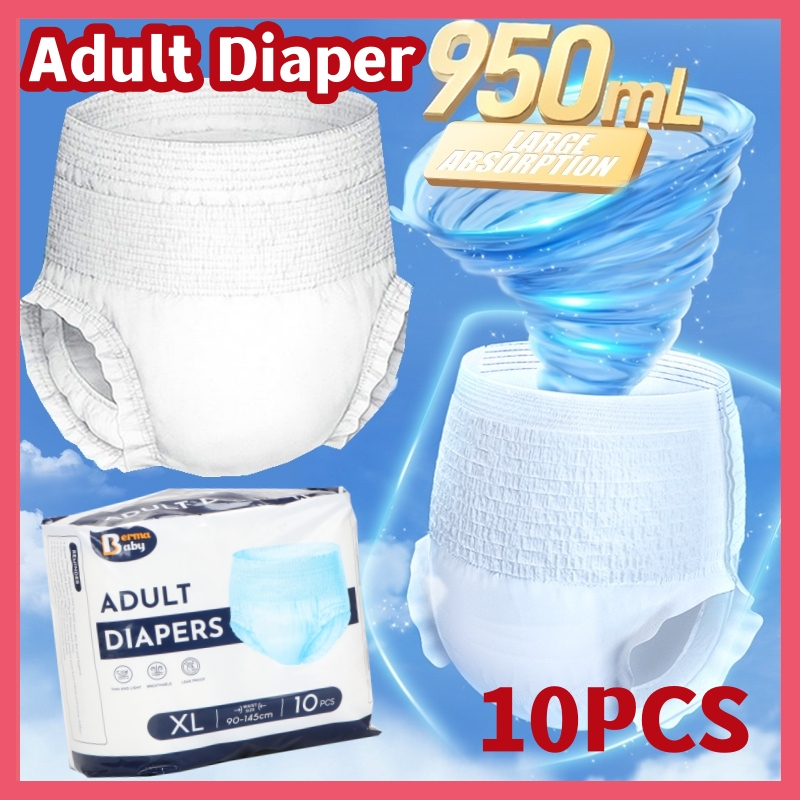 Premium Adult Diaper Disposable for Old People Elderly Care Adults ...