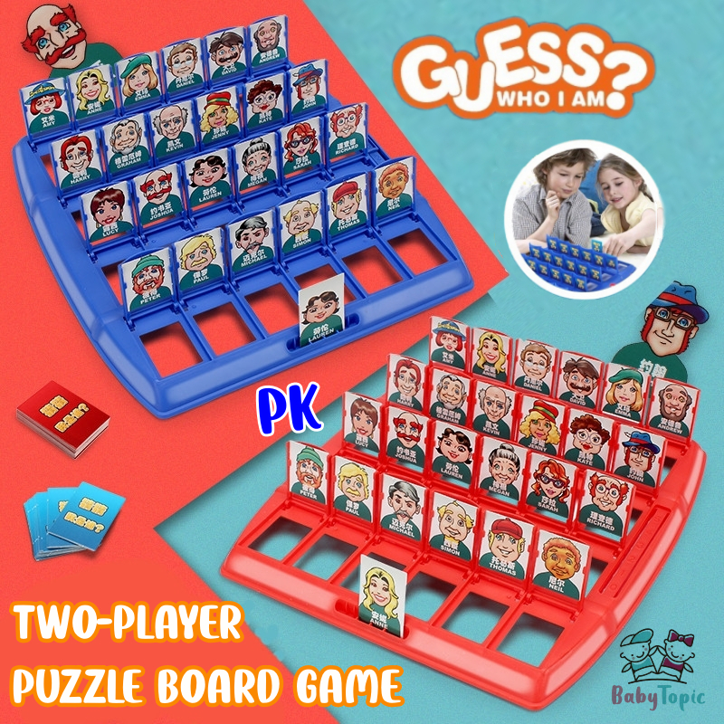 Guess Who I Am Card Game Interactive Board Games Two-Player Board ...