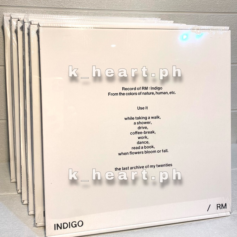 [PRE ORDER] RM BTS INDIGO LP VINYL | Shopee Philippines