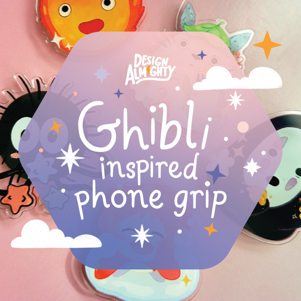 Ghibli Inspired Spinny Pop Grip | Shopee Philippines