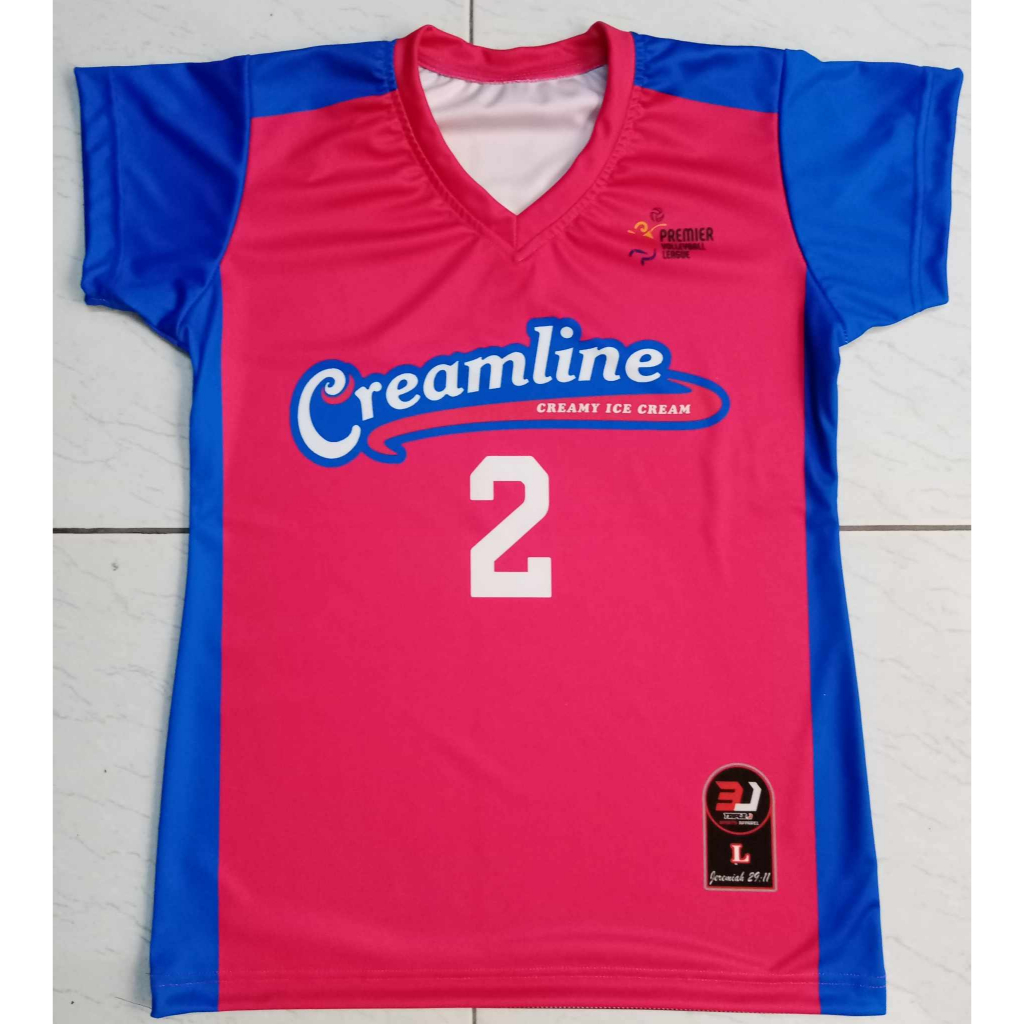 CREAMLINE VOLLEYBALL JERSEY VALDEZ | Shopee Philippines
