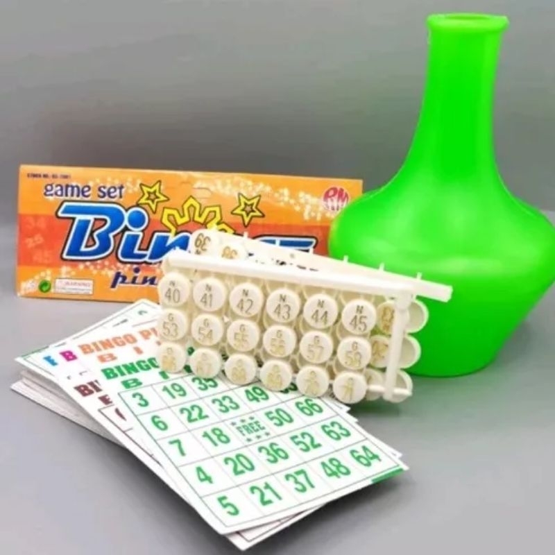 BINGO SET PINOY VERSION GREEN SHAKER | Shopee Philippines