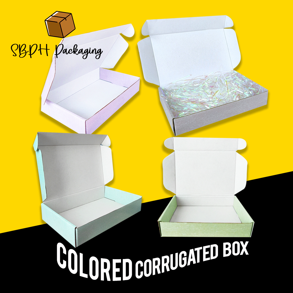 Carton Box Mailer Packaging Corrugated Kraft Brown Cardboard Box Purple ...