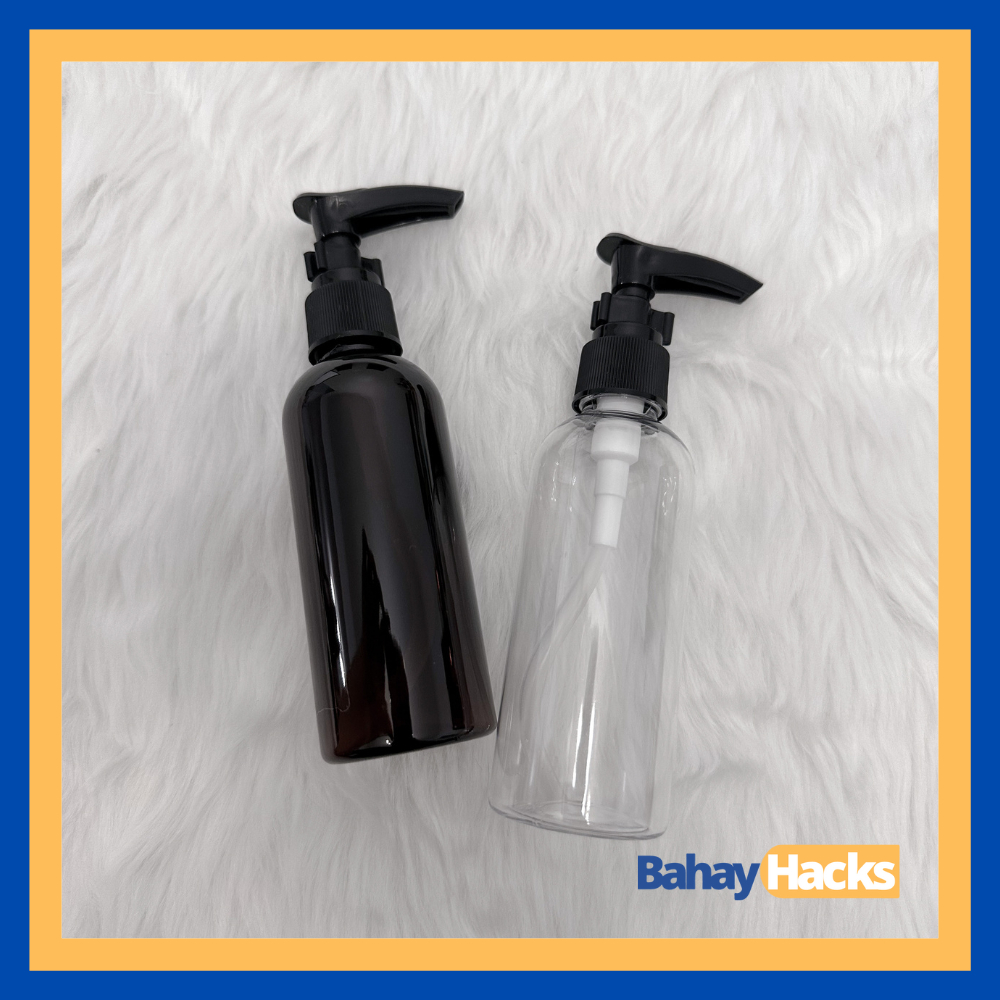 100ML Travel Pump Bottle with lock mini pump portable travel organizer ...